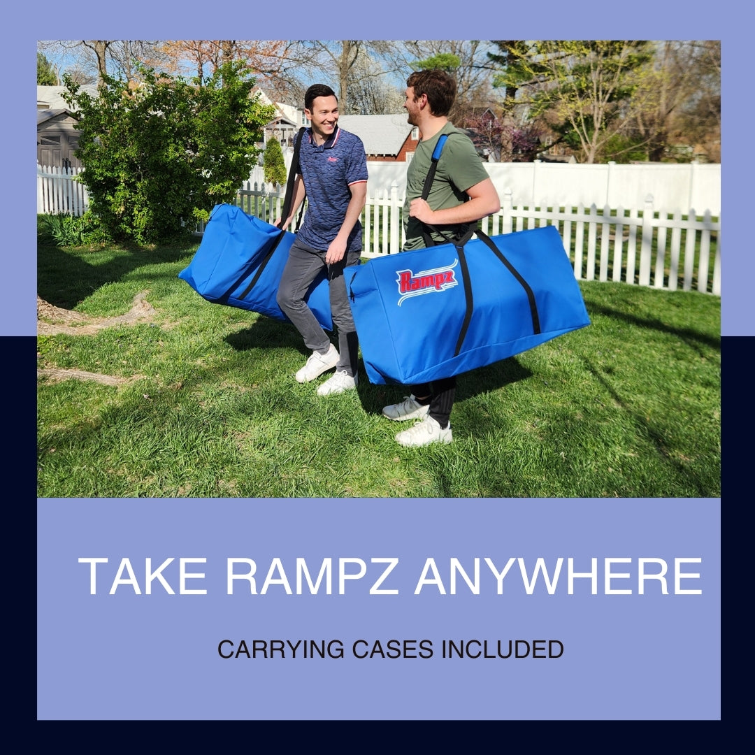 Take Rampz Anywhere: Free Carrying Bags Included!